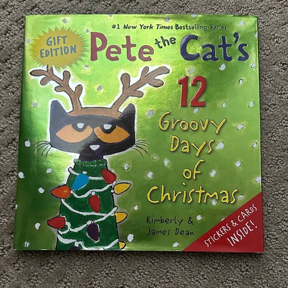 Other | Pete The Cats 12 Groovy Days Of Christmas Book | Poshmark